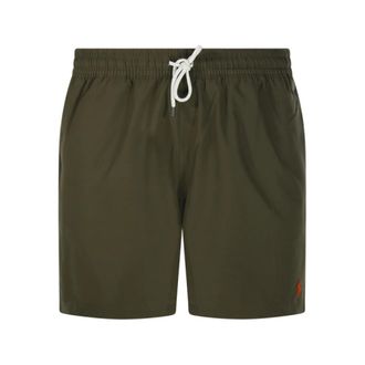 Ralph Lauren Mid Trunk - - Swimwear - Herren - Gr&uuml;n - 2XL
