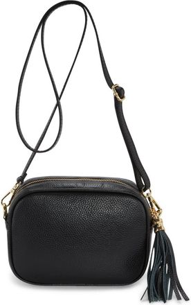 Peter Hahn Umh&auml;ngetasche aus genarbtem Rindsleder Peter Hahn schwarz