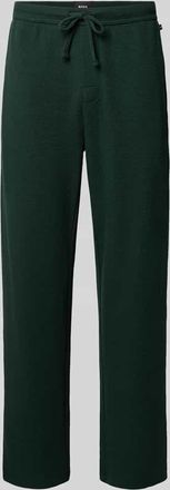 HUGO BOSS Regular Fit Sweathose aus Baumwoll-Mix