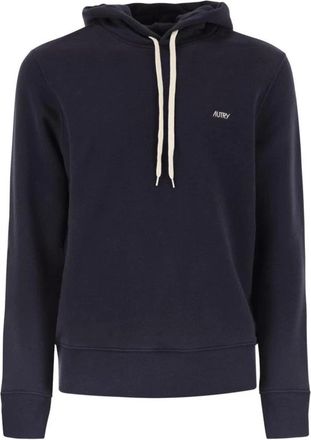 Autry Homme, Sweatshirts et sweats &agrave; capuche, Bleu, Taille: XL Sweat &agrave; capuche en coton avec logo