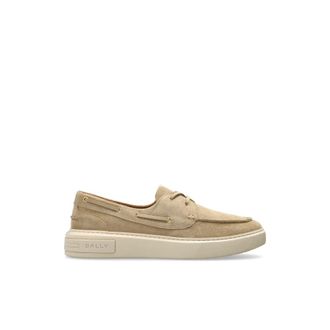 Bally Homme, Chaussures, Beige, Taille: 42 EU Lift Boat Suede Chaussures