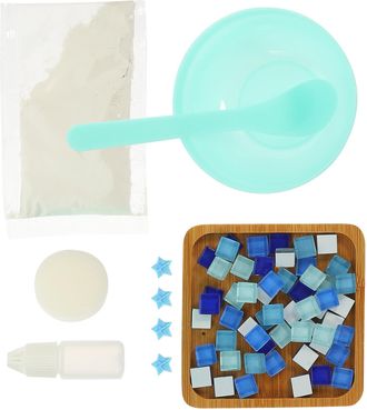 Pretyzoom Alipis Selbstgemacht Mosaik Untersetzer Satz F&uuml;r Tee Und Kaffee W&auml;rmeisolierend Selbstgemacht Tassenmatte Bastelset F&uuml;r Teenager Kreatives Handwerk Zu