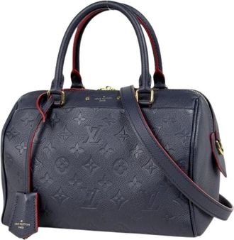 Louis Vuitton Sac &agrave; main Monogram Empreinte Pre-owned - Femme - Pre-owned - Bleu - Taille: ONE Size
