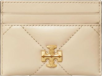 Tory Burch Tory Burch Portemonnaie - Kira Diamond Quilt Card Case - Gr. unisize - in Beige - f&uuml;r Damen
