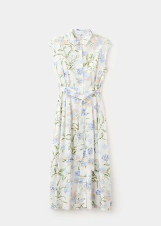 Mango Robe fluide &agrave; imprim&eacute; floral &eacute;cru - Femme - XXL - MANGO