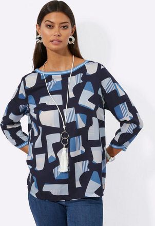 Cr&eacute;ation L Klassische Bluse Druckbluse