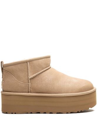 UGG Bottes &agrave; plateforme Ugg Classic Ultra Mini