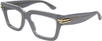 Bottega Veneta unisex, Accessoires, Gris, Taille: 53 MM Optical Frame
