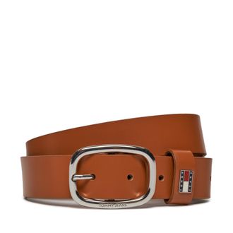 Tommy Jeans G&uuml;rtel Tommy Jeans Tjw Oval 3.0 AW0AW15836 Braun
