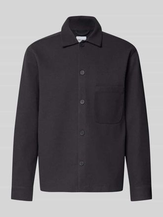 Jack & Jones Regular Fit Hemdjacke mit Kentkragen Modell REGENT