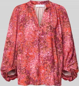 Rich & Royal Relaxed Fit Bluse aus Viskose mit V-Ausschnitt