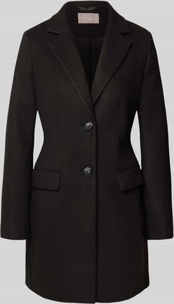 Christian Berg Mantel mit Reverskragen und Pattentaschen