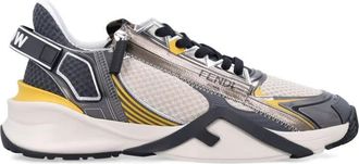 Fendi Low-Top Sneaker - Technical Mesh Slip-On Sneakers With Elasticated L - Gr. 10 - in Bunt - für Damen