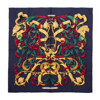 Herm&egrave;s T&uuml;cher & Schals - Scarf - Gr. unisize - in Blau - f&uuml;r Damen