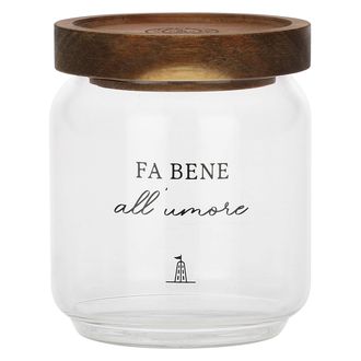 La Porcellana Bianca Zuckerdose aus Borosilikatglas, Fassungsverm&ouml;gen 400 ml, Kollektion I Garbati