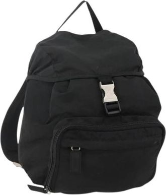Prada Pre-owned Vintage Nylon Backpack - - Pre-owned - Damen - Schwarzk - ONE SIZE