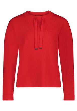 Betty Barclay Damen Feinstrickpullover mit Seitenschlitzen 44, High Risk Red