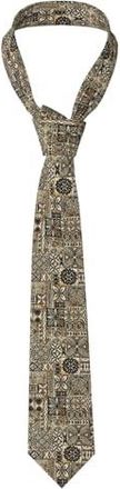 Generic Cravate Tissu Tapa Style Hawa&iuml;en Tribal Vintage Fine Cravates &Eacute;troit Cravates Homme Pour Affaires Accessoires Remise De Dipl&ocirc;me