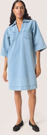 Soaked In Luxury Kleid Casual fit Light Blue Denim