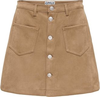 Only Onlamazing-Stina Faux Suede Skirt PNT