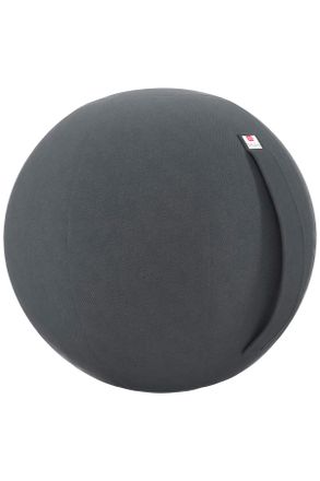 Stylife Sitzball, Dunkelgrau, Textil, F&uuml;llung: Luftkern, Oeko-Tex Standard 100, Wohnzimmer, Hocker, Sitzs&auml;cke