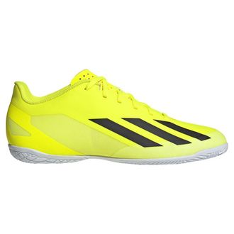 adidas Unisex X Crazyfast Club Indoor Boots, Solar yellow / Core black / Cloud white, 41 1/3 EU