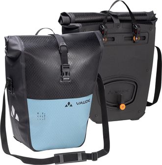 Vaude Fahrradtaschen für Gepäckträger Aqua Back Color (Rec), in blau, 2X Hinterradtasche wasserdicht, Fahrrad Gepäckträgertasche hinten, einfache Befestigun