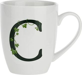 La Porcellana Bianca La porcellana Becher Buchstabe C, wei&szlig;