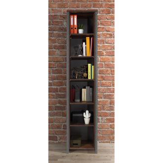 Red Living home24 Regal Clifford Spanplatte, melaminbeschichtet Braun 47 x 221cm