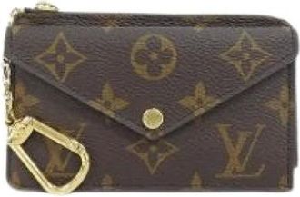 Louis Vuitton Pre-owned Monogram Card Coin Case - Femme - Pre-owned - Brun - Taille: ONE Size