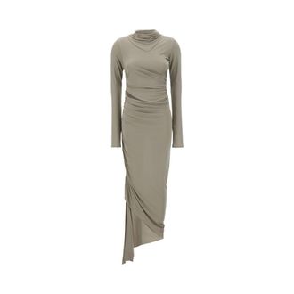 ADĀMO Andrea Adamo Maxikleider - - Dresses - Damen - Grau - S