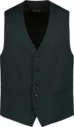 Digel Herren Weste gr&uuml;n Schurwolle