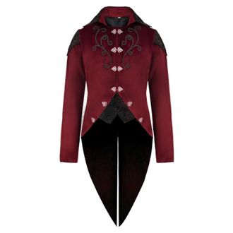 Generic Steampunk Frack Herren Frack Herren M&auml;nner Kost&uuml;m Karneval Viktorianische Frack Herren Kost&uuml;me F&uuml;r M&auml;nner Mittelalter Kleidung Herren Piraten Vampir G