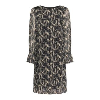 Elena Miro Femme, Robes, Noir, Taille: 40 FR Robe Imprim&eacute;e