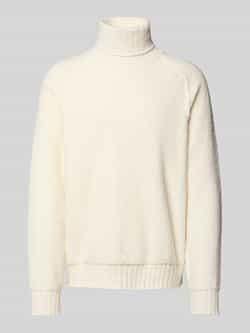 HUGO BOSS Regular Fit Rollkragenpullover aus Baumwoll-Mix Modell SAN RUDI