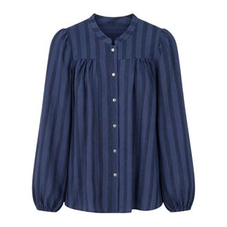 2-Biz Julie Blouse - Femme - Blouses et Chemises - Bleu - Taille: 42 FR