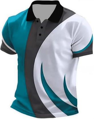 Generic T-Shirt d&eacute;contract&eacute; &agrave; Manches Courtes pour Homme - Tendance - pour Le Sport et Les Loisirs - Design imprim&eacute; &eacute;l&eacute;gant - Id&eacute;al pour Un Usage Quotidien 20