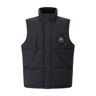 Moose Knuckles Steppweste mit Logo