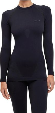 Falke Femme, Tops, Noir, Taille: 38 FR Maillot de Base Chaud