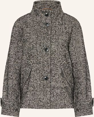 Cinque Cinque Bouclé-Jacke Cijolino schwarz