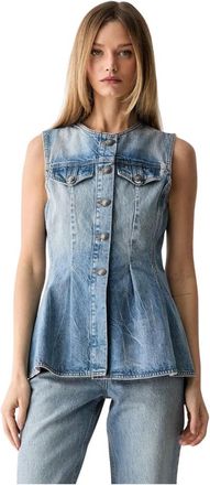 Rotate Rotate Birger Christensen, Femme, Vestes, Bleu, Taille: 36 FR Vestes