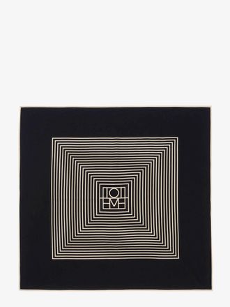 Toteme Centered Monogram silk foulard - TOTEME - gender_Woman