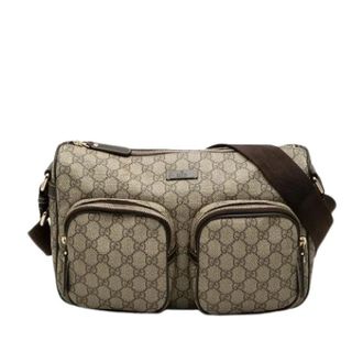 Gucci Sac bandouli&egrave;re vintage Pre-owned - Femme - Pre-owned - Beige - Taille: ONE Size