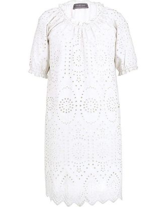 White Label Midikleid Kleid mit Madeira-Spitze