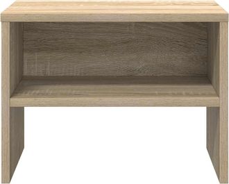 Generic Moderner Nachttisch mit Offenem Ablagefach, Minimalistischer Nachttisch aus Holzwerkstoff, Elegante Schlafzimmer-Akzentm&ouml;bel f&uuml;r die Schlafzimmerdekor