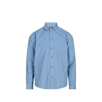 Les Deux Chemise droite boutonn&eacute;e unie