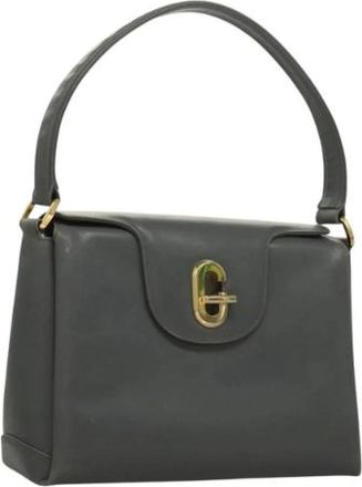 Gucci Pre-owned Cuir sacs-main - Femme - Pre-owned - Gris - Taille: ONE Size