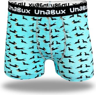 Unabux Boxer BLACK WHITE RABBIT