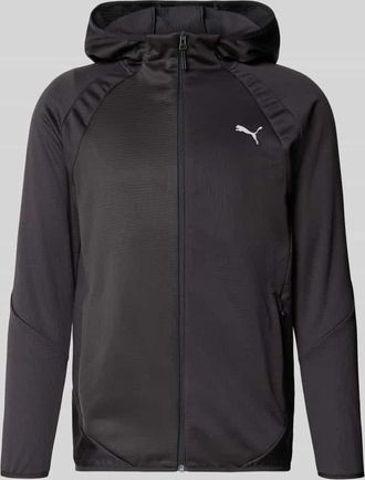 Puma Regular Fit Trainingsjacke mit Logo-Print