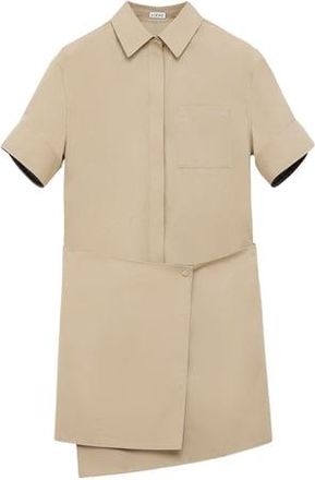 Loewe Robe courte portefeuille en coton et soie